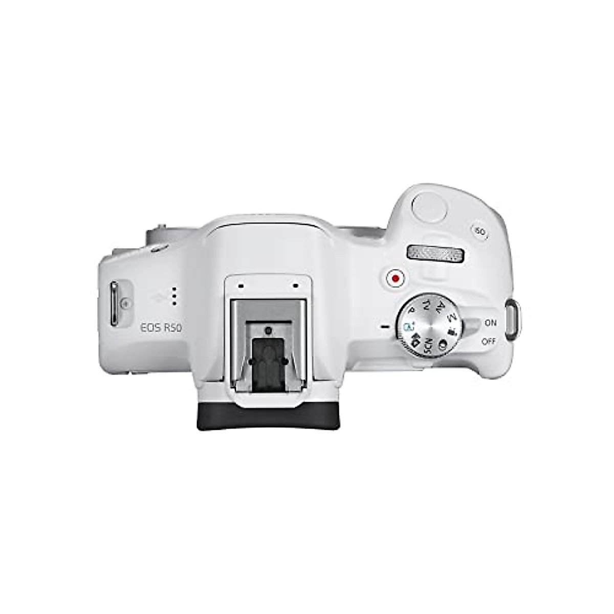 Canon EOS R50 Mirrorless Vlogging Camera (Body Only/White), RF Mount, 24.2 MP, 4K Video, DIGIC X Image Processor, Subject Detection & Tracking, Compact, Smartphone Connection, Content Creator