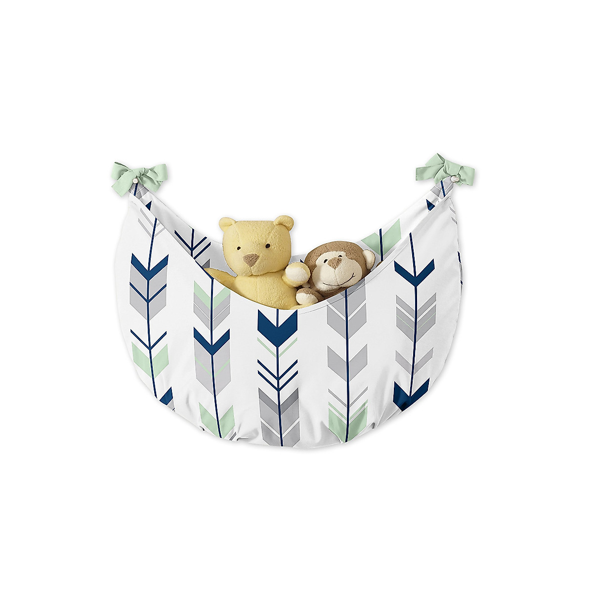 Sweet Jojo Designs Grey, Navy Blue and Mint Woodland Arrow 11 Piece Baby Boy or Girl Crib Bed Bedding Set