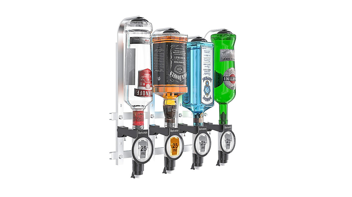 Barbarian Liquor Dispenser for Home Bar | Perfect Shots & Stylish Display