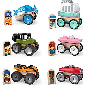 Fisher-Price Wonder Makers Design System Vehicle 6-Pack
