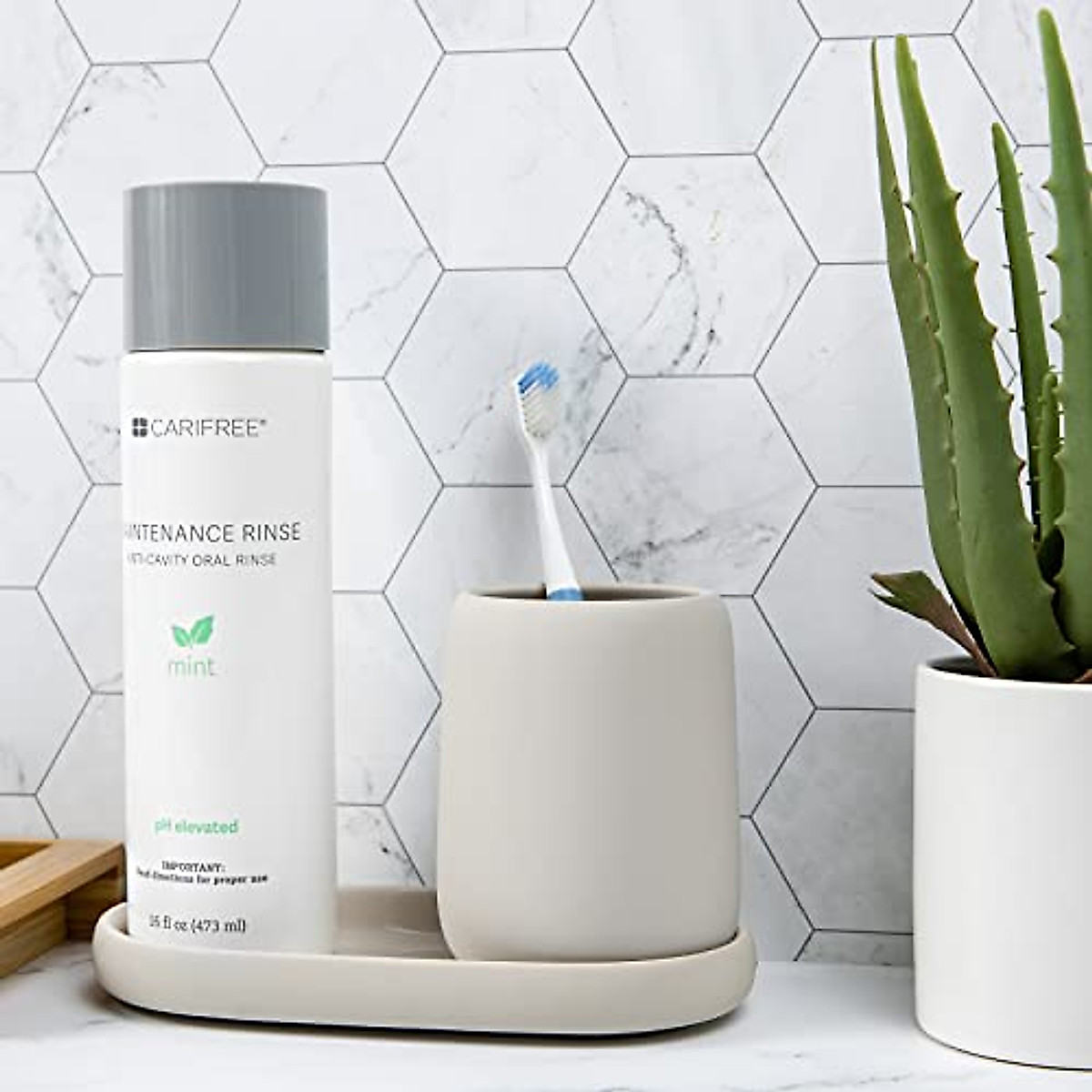 CariFree Maintenance Rinse (Mint): Fluoride Mouthwash | Dentist Recommended Anti-Cavity Oral Care | Neutralizes pH | Freshen Breath | Cavity Prevention (Pack of 3)