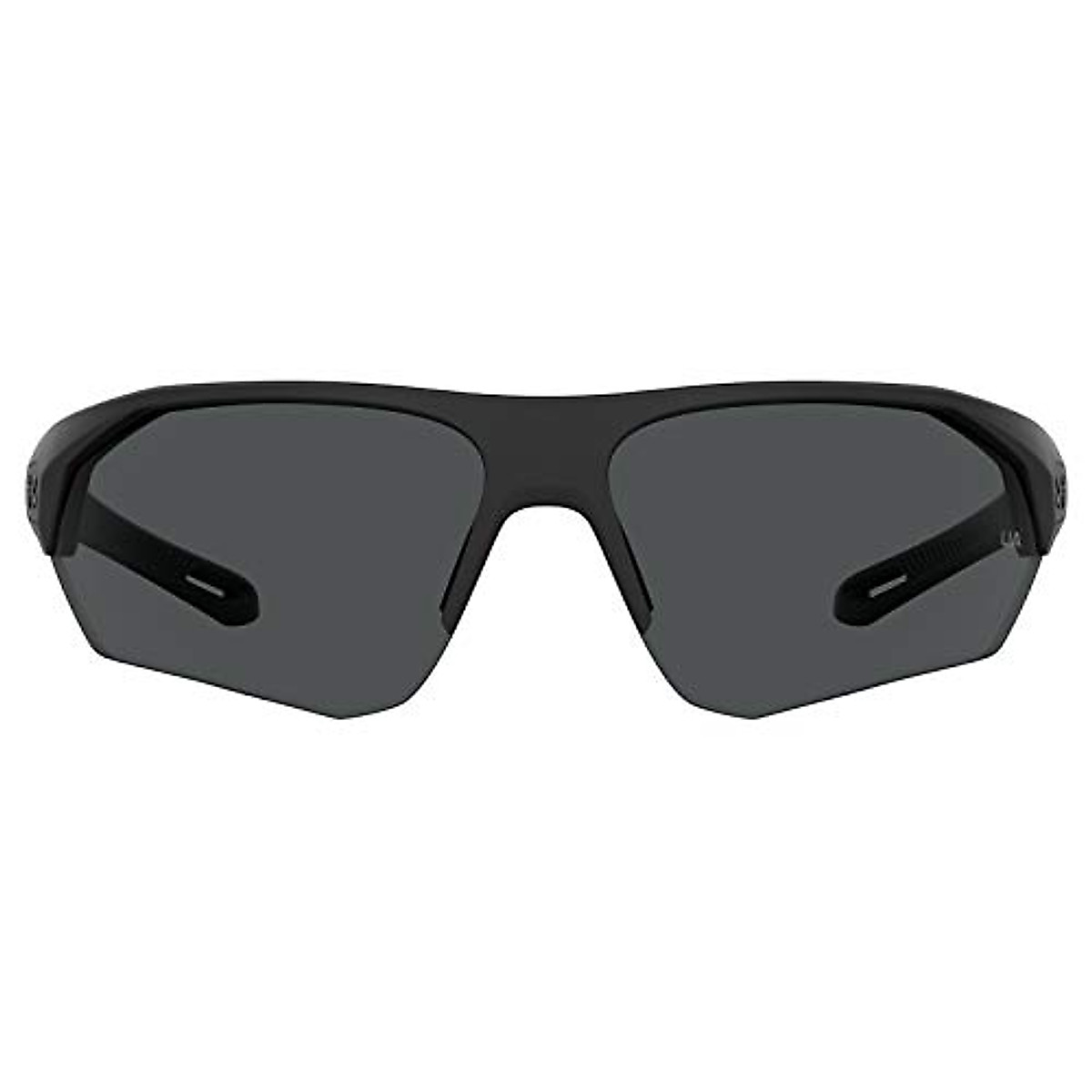 Under Armour UA 0001/G/S Special Shape Sunglasses, Matte Black/Grey, 72mm, 10mm