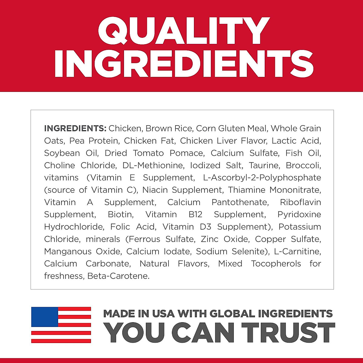 Hill's Science Diet Adult 7+ Senior Vitality Dry Cat Food, 6 lb. Bag