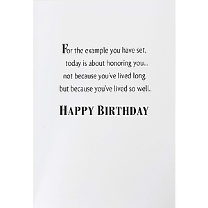 Greeting Card You've Shown That The Way To A Long Life is Also The Way To A Good Life - Happy 95th Birthday 95 Years Old