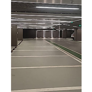 AQIQUUT Led Shop Light, Led Garage Light,8FT FA8 44W T8 6000K 5400LM Clear Cover,for Garage Warehouse Workbench Workshop,12-Pack