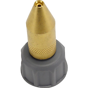 Smith Performance Sprayers 182919 Brass Adjustable Nozzle with Gray Poly Threading, 1 Count (Pack of 1)