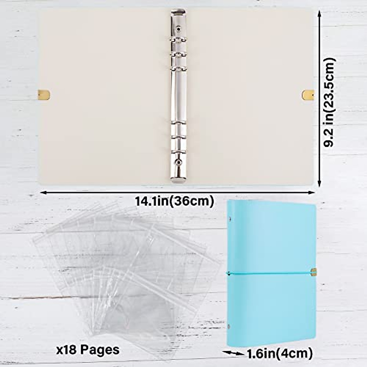 Unicorn Castle Jewelry Travel Organizer Case Jewelry Storage Book Organizer Earring Necklace Holder Jewelry Travel Bag with Transparent Zipper Bag for Women Ring Bracelets, Green