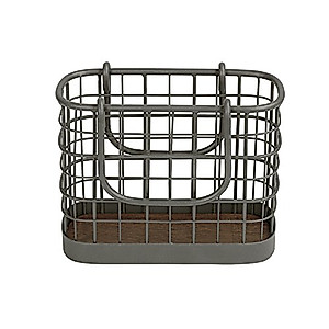 Spectrum Diversified Vintage Napkin Holder, One Size, Industrial Gray
