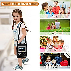 Ruokey Game Lunch Bag, Reusable Insulated Thermal Lunch Box for Gamer, Reusable Portable Lunchbox (Gamer-BK-R)