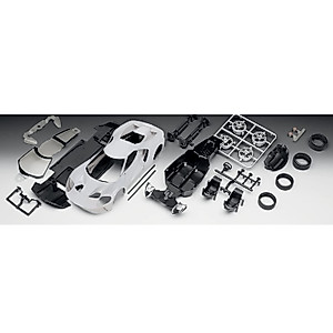 Revell 85-1235 2017 Ford GT Model Car Kit 1:24 Scale 27-Piece Skill Level 2 Plastic Easy-Click Model Building Kit, White