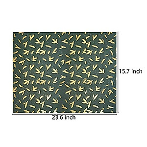 INFITE Flat Gift Wrapping Paper Sheets with Cutlines on Reverse for Weddings, Bridal Showers, Graduation, Women Girls Birthday, Valentines Day, Mother's Day