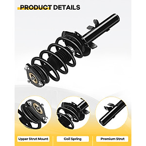 Spring Strut Assembly,OCPTY Complete Struts Shocks Fit for 2013 2014 2015 2016 2017 2018 2019 for Ford Escape 172751 172750 Replace Strut Front Pair