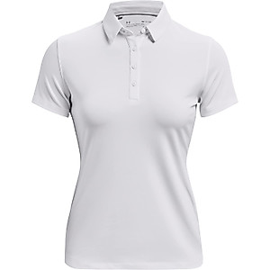 Under Armour Zinger Short Sleeve Golf Polo, White (100)/White, Small