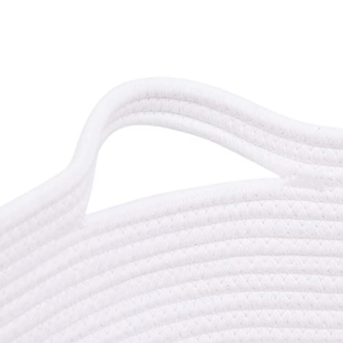 Volhouim XXXLarge Cotton Rope Basket， Blanket Storage for Living Room for Storage Blanket Basket Nursery Toy Basket Baby Laundry Basket for Clothes Towels Blankets，Empty Gift Basket 22"x14" Pink