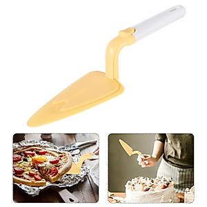 Hemoton Cheese Spatula Pizza Cutter Plastic Pie Server Pizza Cake Holder Cake Cutter Tart Dessert Slicer Pie Spatula Shovel for Serving Cake Pizza Pies Dessert Pie Spatula Cheese Cutter