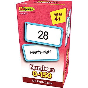 Edupress™ Numbers 0-150 Flash Cards