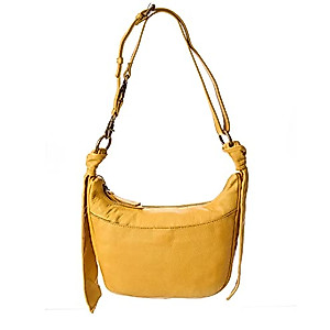 Frye Womens Nora Knotted Crossbody Bag, Yellow, One Size US