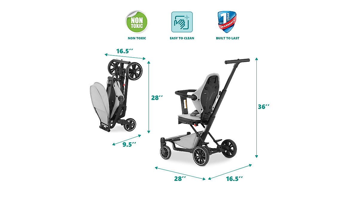 Dream On Me Drift Rider Stroller - Lightweight & Safe