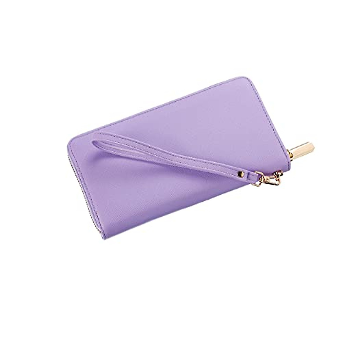 Chelmon Womens Wallet Leather RFID Blocking Purse Credit Card Clutch(CH Light Purple)