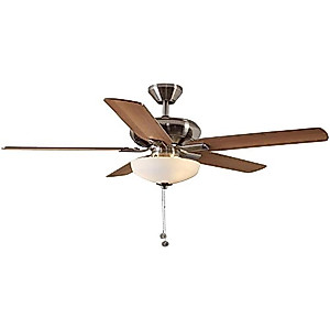 Hampton Bay 57269 Holly Springs 52" LED Brushed Nickel Ceiling Fan Light Kit