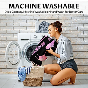 Personalized Soccer Throw Blanket with Name- Soft, Fuzzy & Warm- 50x60 Inches Throw Size Blanket for Couch, Office - Black Cute Throw Gift for Girls, Women