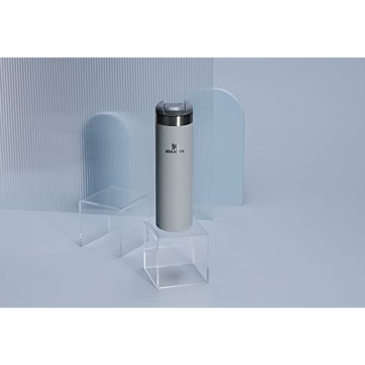 Stanley AeroLight Transit Bottle, Vacuum Insulated Tumbler for Coffee, Tea and Drinks with Ultra-Light Stainless Steel 20oz