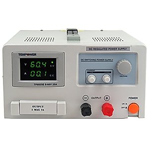 TekPower TP6025E DC Adjustable Switching Power Supply 60V 25A Digital Display