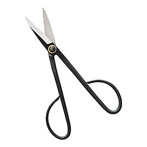 Qnbes Satsuki Bonsai Scissors 205mm, Professional Japanese Bonsai Garden Tools, Gardening Pruning Shears for Bonsai Trimming and Arranging Flowers