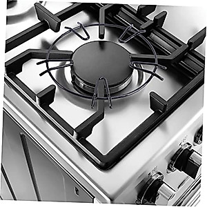 VILLCASE Shelf for Stove Iron Shelf Brackets Tool Stand 4pcs Non- Pot Rack Wok Accessories Gas Stove Support Gas Stove Accessory Black Iron Gas Stoves Tool Pan Holder Oven Accessories