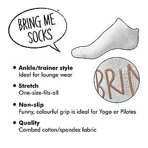 'If You Can Read This Bring Me A Beer' Funny Ankle Socks For A Beer Lover