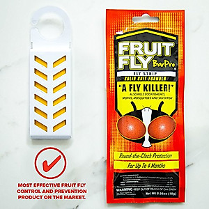 Fruit Fly BarPro – 4 Month Protection Against Flies, Cockroaches, Mosquitos & Other Pests. Fly Traps for Indoors. Better Than a Fly Trap. Better Than Fly Traps Outdoor. Better Than Mosquito Zapper