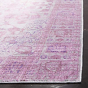 SAFAVIEH Valencia Collection 3' x 5' Pink/Multi VAL103H Boho Chic Distressed Area Rug