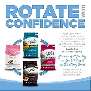 NutriSource Dry Dog Food for Large Breeds, Trout and Rice, 26LB