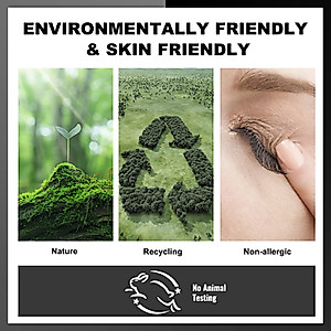 Erinde Green Gel Eyeliner, Waterproof Long Lasting Cream Eyeliner Gel Pot, Halloween High-Intensity Pigments Smudge-Proof Eye Liner Makeup, Water-Resistant Eyeliner with 2PCS Brushes 05# Green