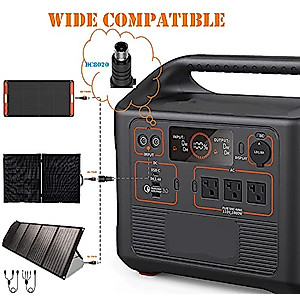 SolarEnz DC8mmConnector DC7909 to DC8020 Adapter for Solar Panel RV Portable Power Station Solar Generator Compatible with Explorer Series 1500 2000