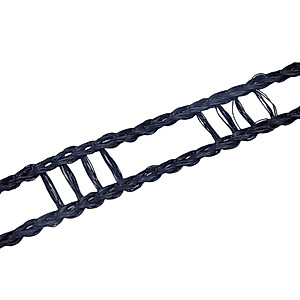 Tighall 3 Pack Nylon Windproof Clothesline 1.64ft Length Adjustable Clothesline Camping Clothesline Clothes Drying Rope Portable Laundry Line Hanger Rope for Indoor Outdoor Camping Home Hotel| Black