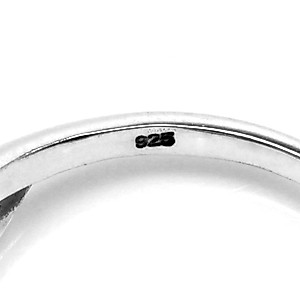 Silvershake 925 Sterling Silver Heart and Arrow Love Casual Ring Size 6