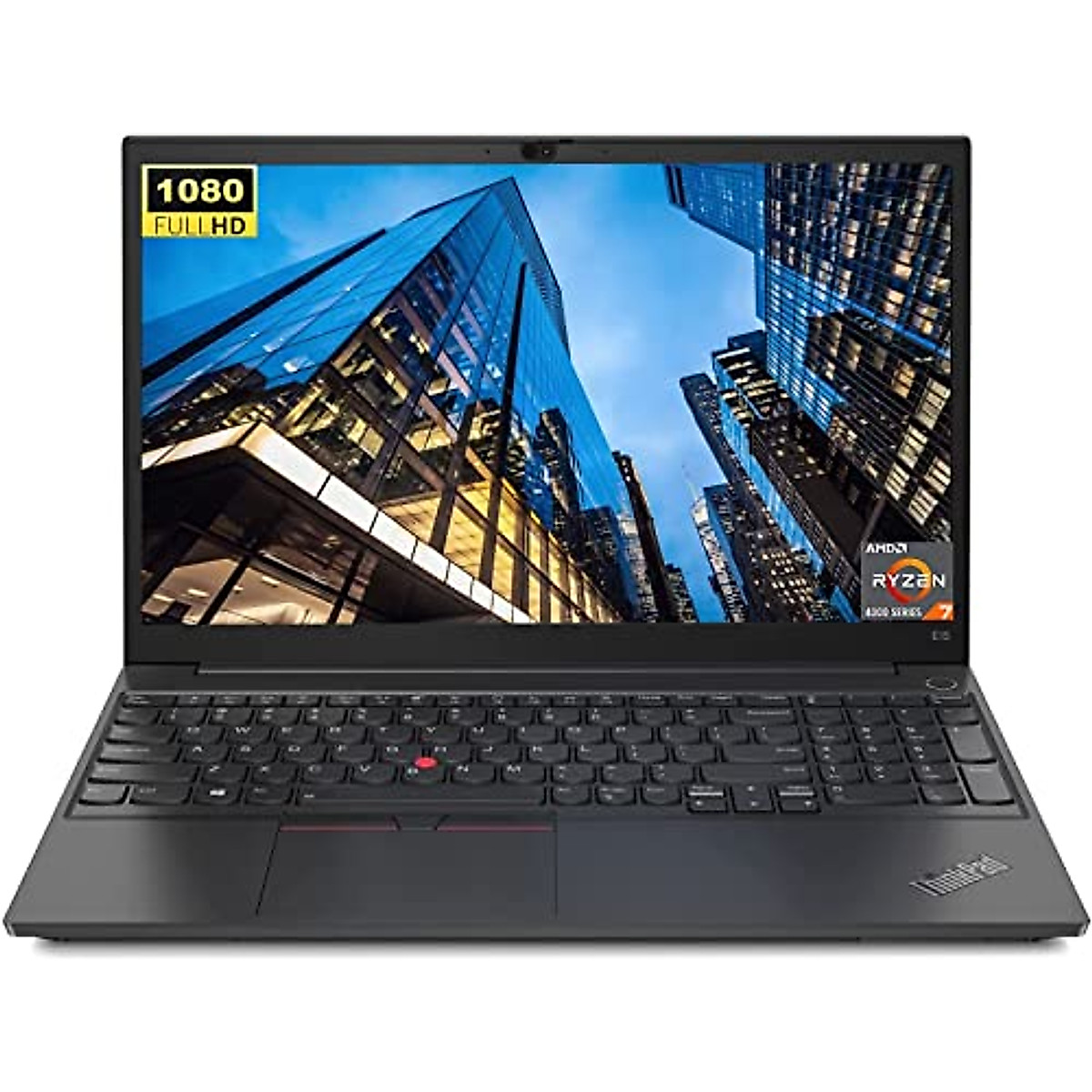 Lenovo Latest ThinkPad E15 Gen3 15.6" FHD IPS Business Laptop, AMD 8-Core Ryzen 7 5700U (Beat i7-1165G7), 16GB RAM 512GB PCIe SSD, Wi-Fi, Webcam, Full-Size English Keyboard, Windows 11 Pro, Black