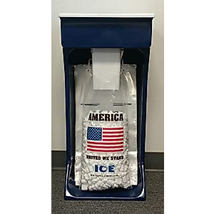 SR3D ICE BAGGER WITH 1 FREE WICKET OF 8LB AMERICAN FLAG ICE BAGS