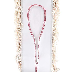 Libman Commercial 923 24" Dust Mop Head, 100% Cotton, 24" x 5", White (Pack of 6)