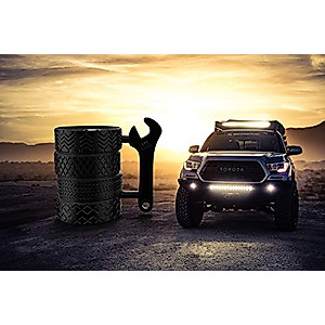 MISHOWNET Tire Coffee Tea Mug Gift for Car Lovers Mechanics Car Enthusiasts Christmas Gifts for Man Birthday Gift