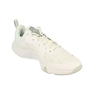 NIKE Women's Sneaker, White Metallic Platinum 101, 9