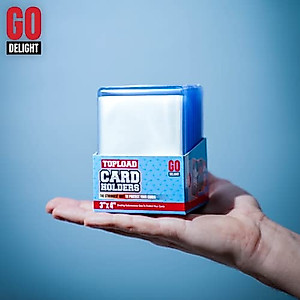 Top Loaders for Cards -35 Top Loaders and 35 Penny Sleeves - Baseball Card Sleeves - Standard Size 3'' x 4'' Toploader 35pt