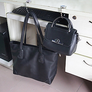 BEAVOING Set of 6 Mixed Pattern Foldable Womens Bag Purse Hook Handbag Hanger Holder