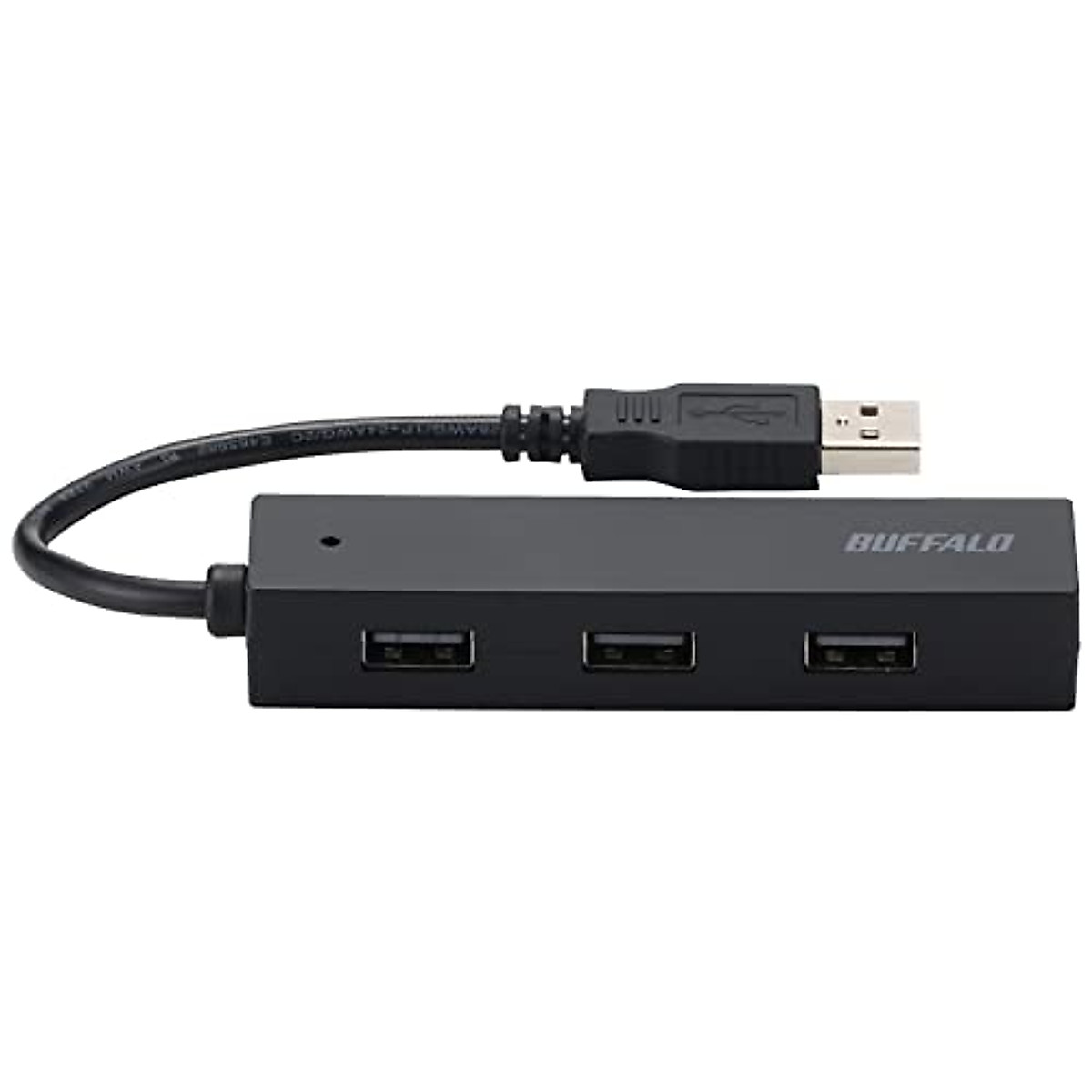 Buffalo Buffalo USB Hub USB 2.0 Bus Power 4-Port Black BSH4U25BK [Windows/Mac Compatible]