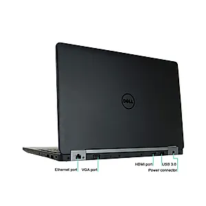 Dell Latitude E5570 15.6-inch FHD, Core i7-6600U 2.6GHz, 16GB RAM, 500GB Solid State Drive, Windows 10 Pro 64Bit, (Renewed)