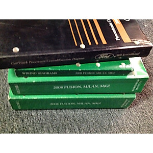 2008 Ford Fusion Lincoln MKZ Milan Service Shop Repair Manual Set W PCED & EWD