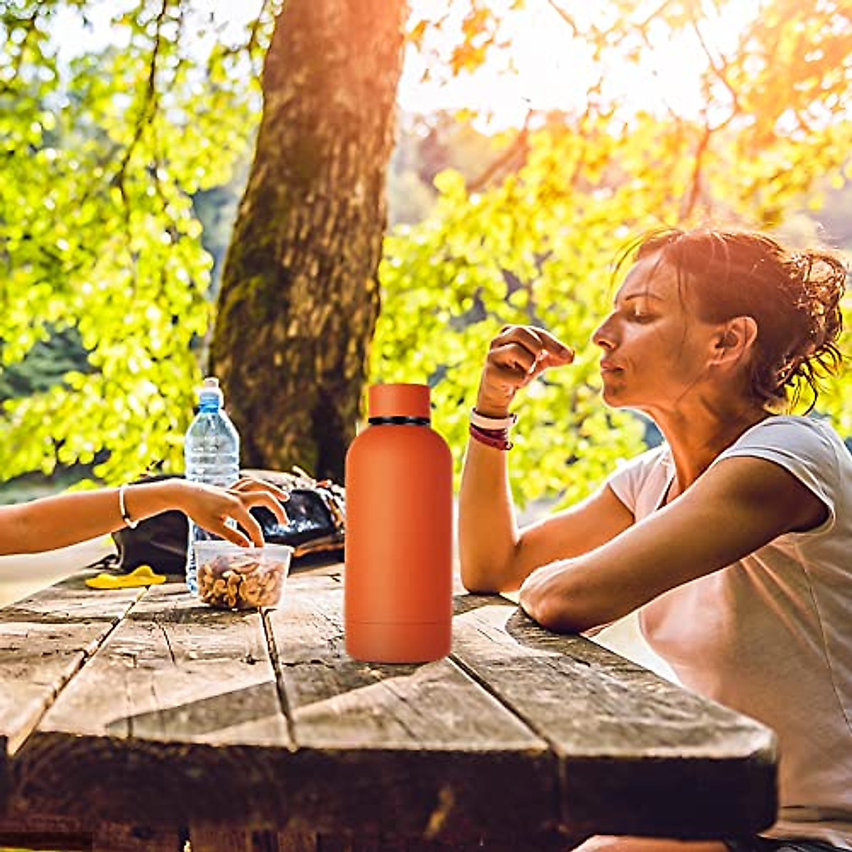 350ml Stainless Steel Thermos, Insulated Stainless Steel Water Bottle for Sports and Travel, BPA-free School Water Bottle for Children, Keep Cold and Hot for 24 Hours Classic Insulated Water Bottle