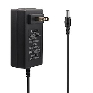 PAUTIX 24V DC Power Supply Adapter 24Volt 2A 48W AC to DC Converter Transformer 100-240V AC Input with 5.5 x 2.1mm US Plug for LED Strip, CCTV Camera