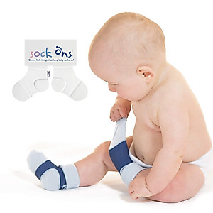 Sock Ons Clever Little Things That Keep Baby Socks On, Baby Pink, 0-6 Months